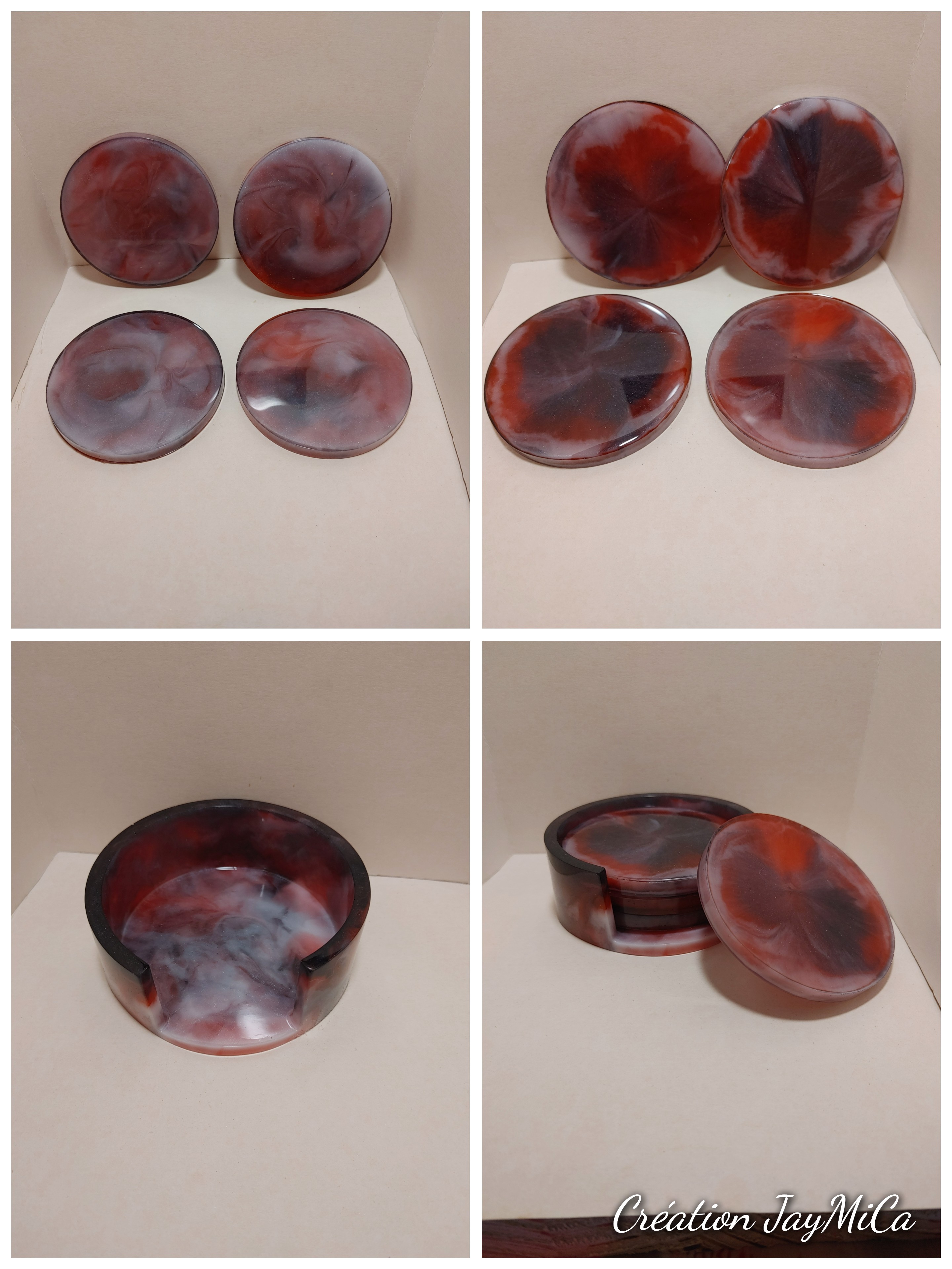 sous-verres et porte pouteille